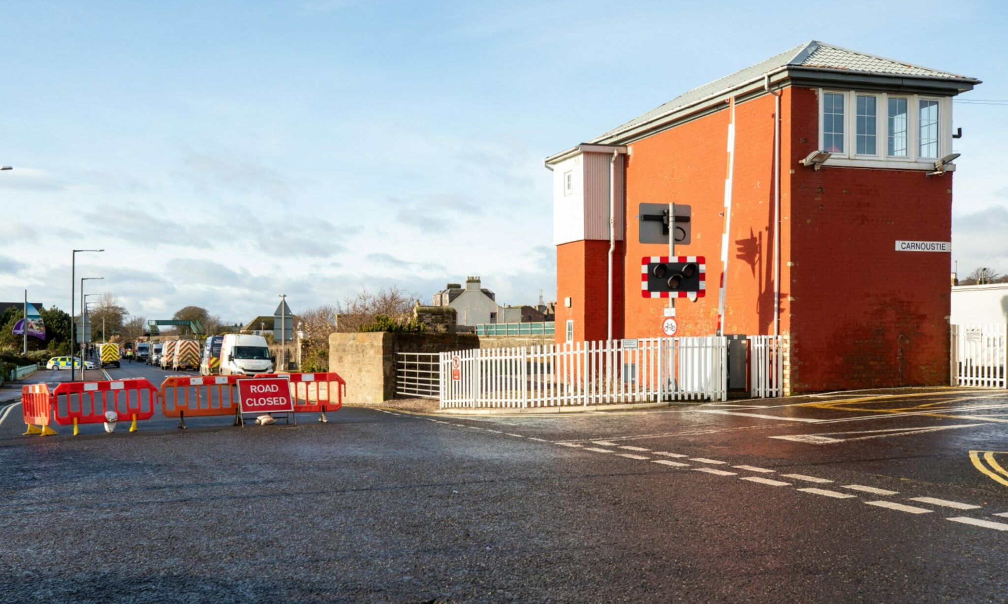 Railway line between Montrose and Dundee reopens after Carnoustie gas leak