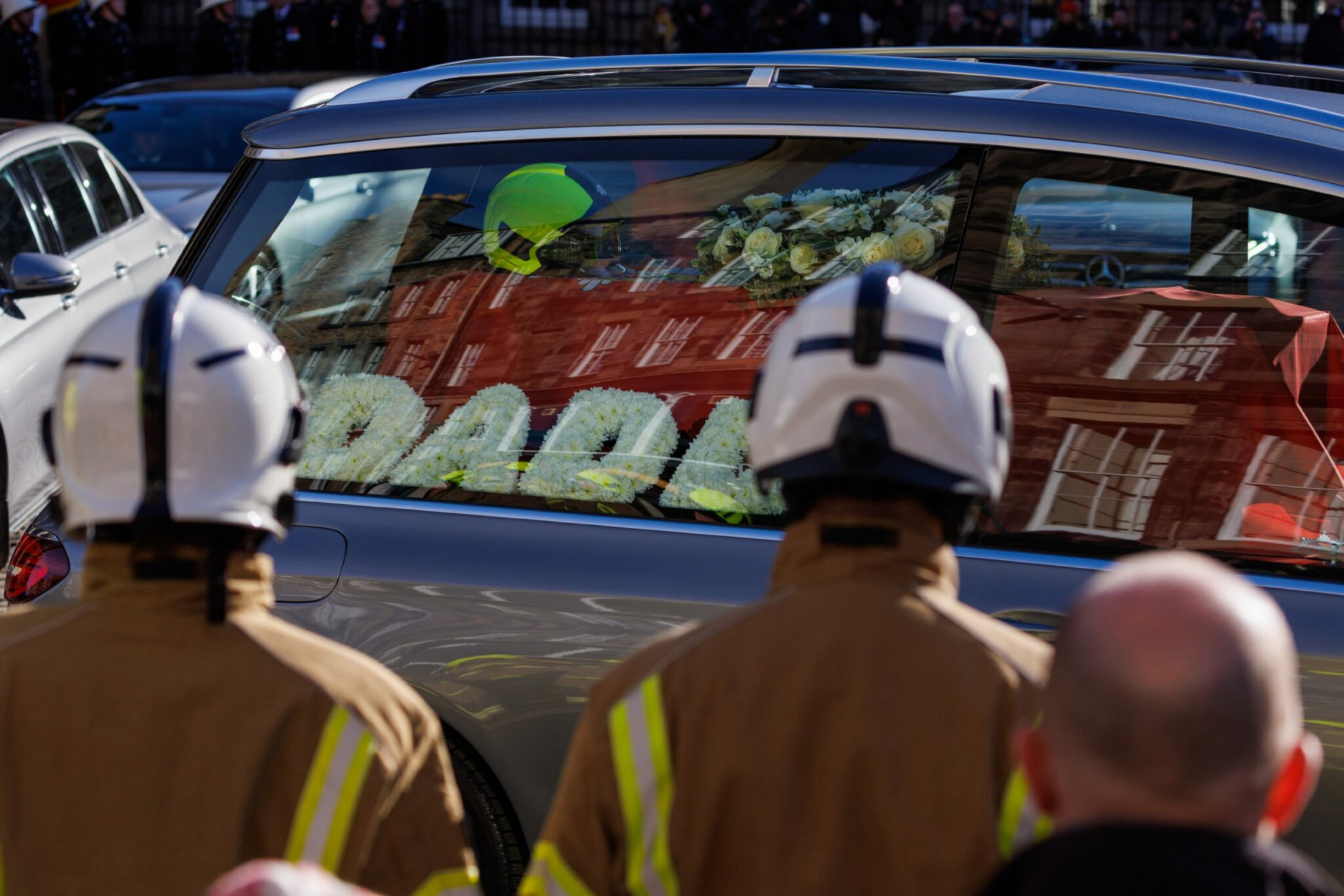Barry Martin: Thousands line Royal Mile for Fife firefighter's funeral