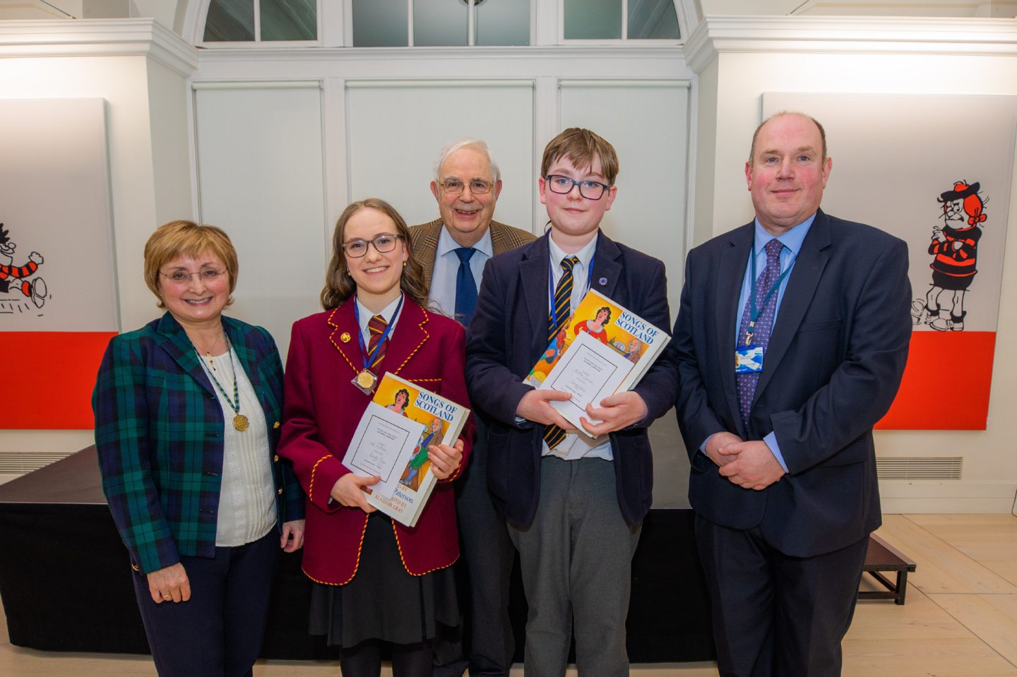 Dundee pupils Kate and Matthew are gold Leng Medal winners