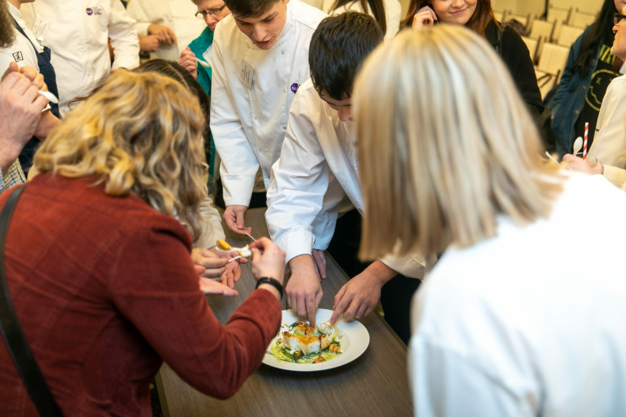 Students treated to demos by four Michelin chefs at Fife food event