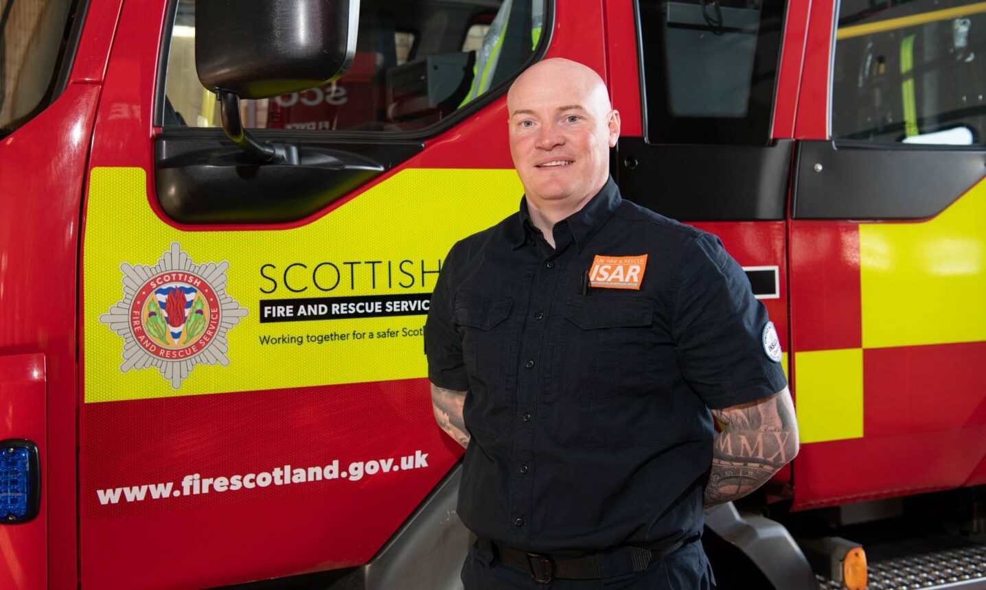 Dundee firefighter Steven Adams returns from Turkey rescue work