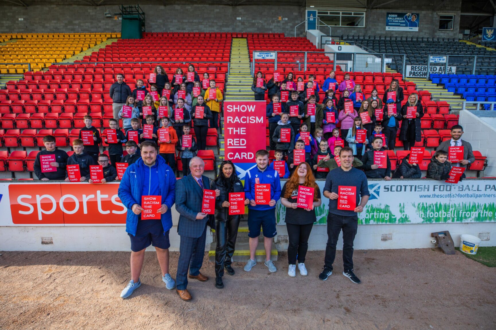 Perth pupils anti-racism workshop with St Johnstone FC players