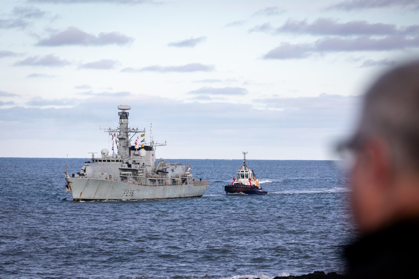 Pictures: HMS Montrose arrives in Angus town for final visit