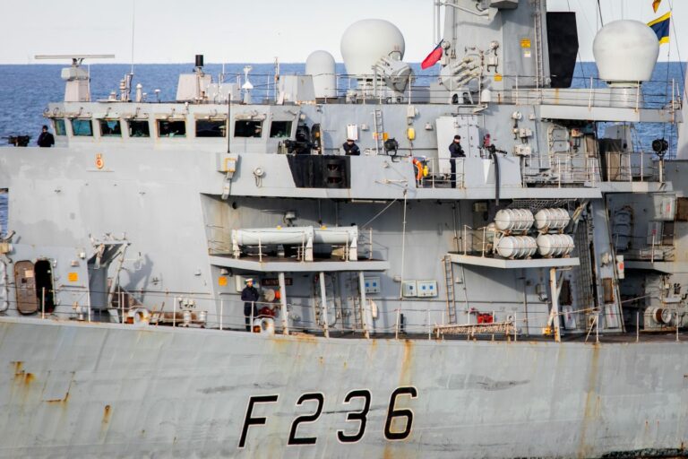 Pictures: HMS Montrose arrives in Angus town for final visit