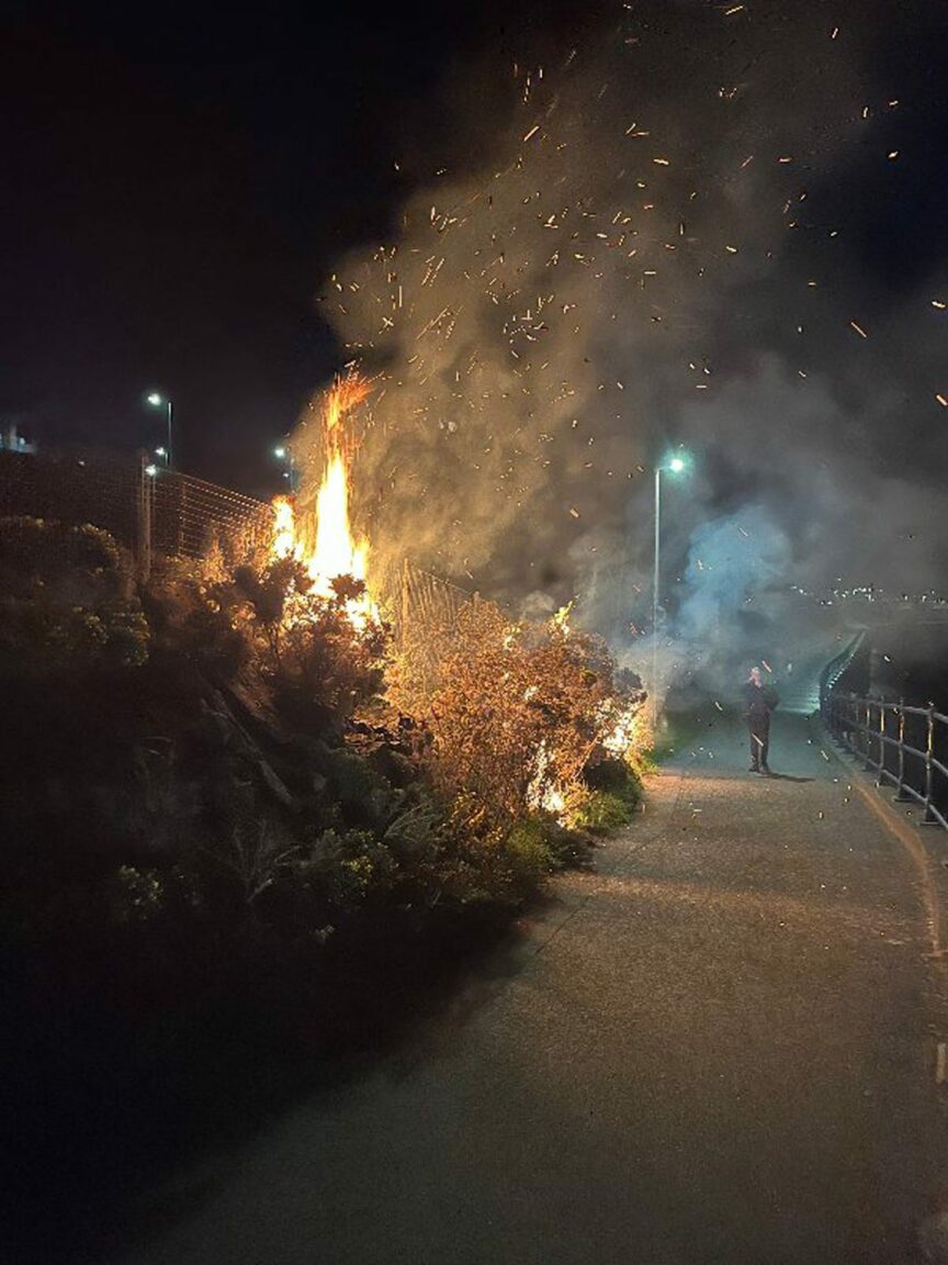 Youths set fires and smash boat shed at Broughty Ferry waterfront