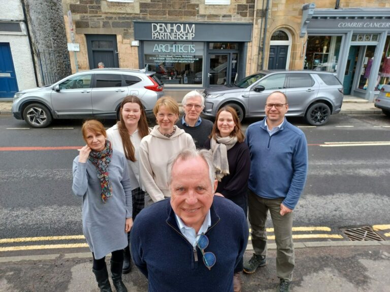 Comrie architect Jimmy Denholm hands over his firm after 35 years