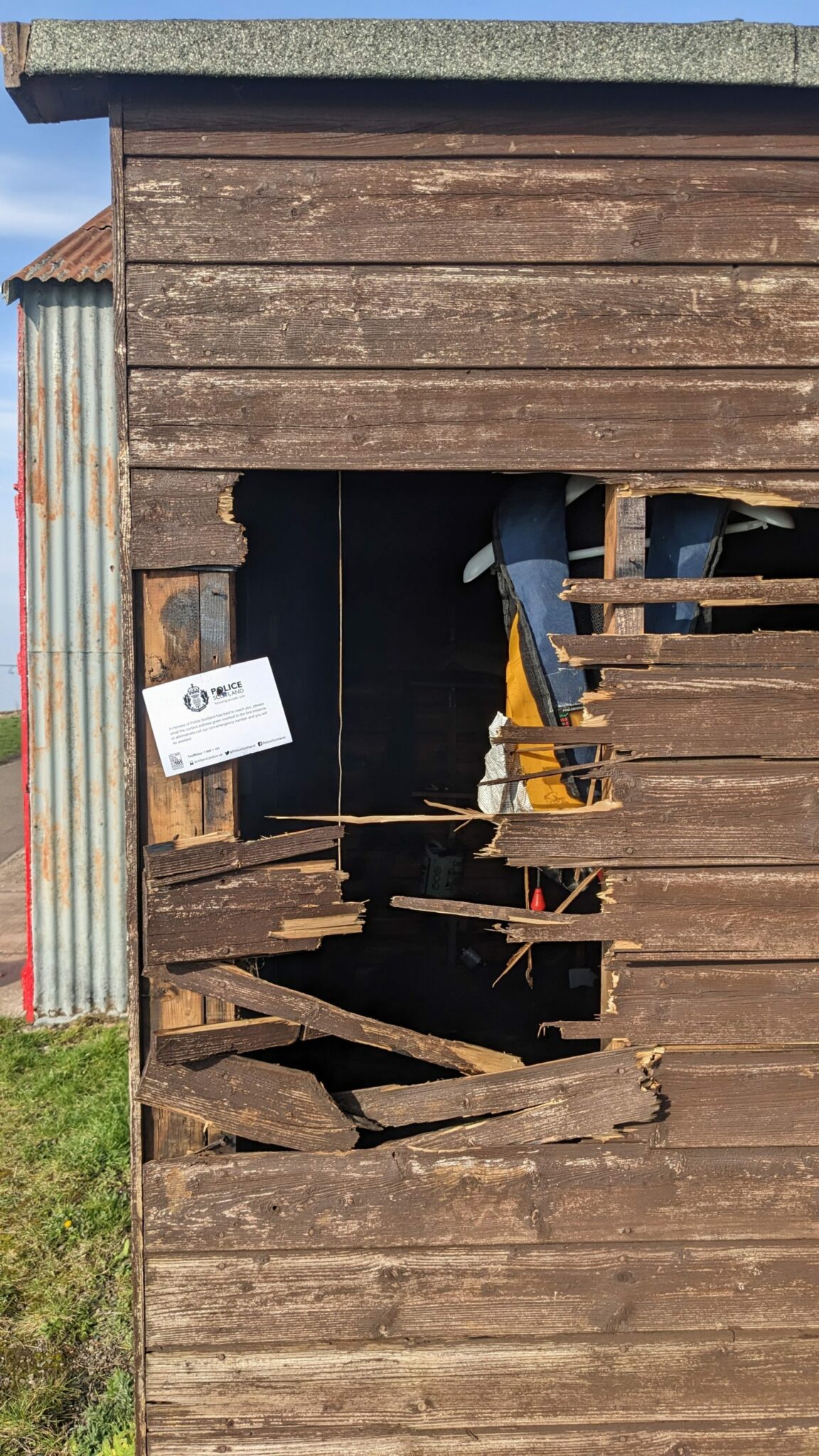 Youths set fires and smash boat shed at Broughty Ferry waterfront