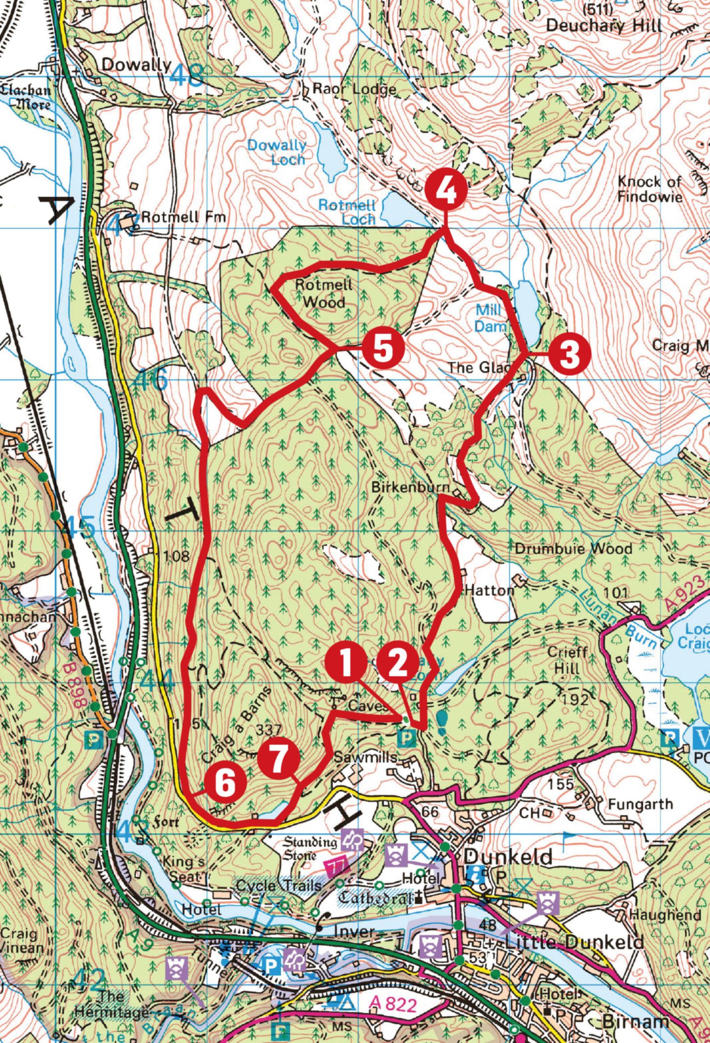 WALK THIS WAY: Exploring Rotmell Wood above Dunkeld in Perth and ...
