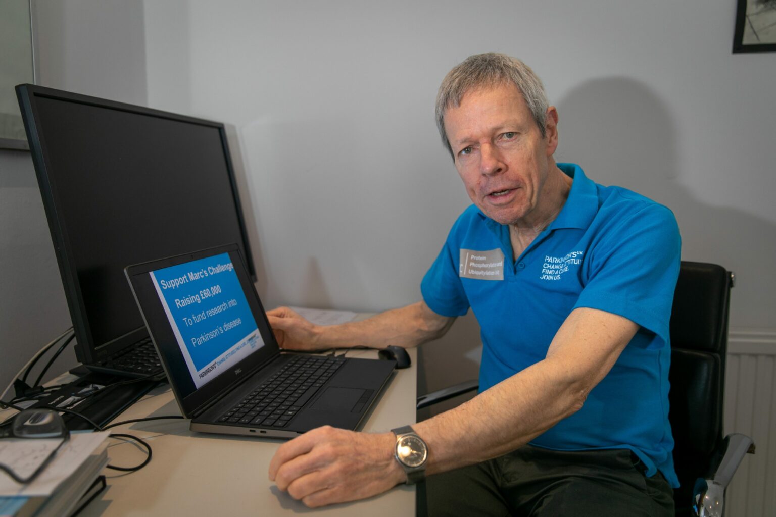 Perthshire man Marc stays active despite Parkinson's diagnosis