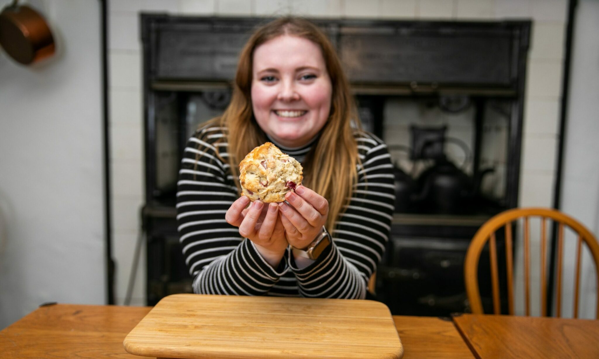 Sweet treats: Try Tricia's tasty rhubarb scones at Kellie Castle