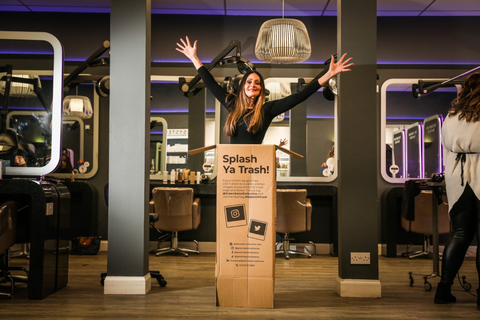 Dundee green hairdresser Charlie recycles 3 boxes of hair a month