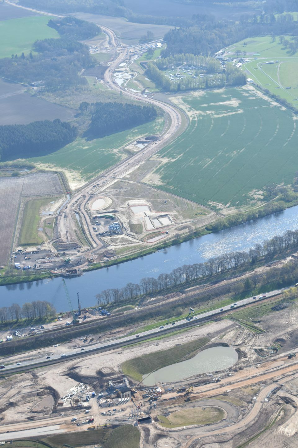 Cross Tay Link Road: Aerial photos show Perth bypass progress
