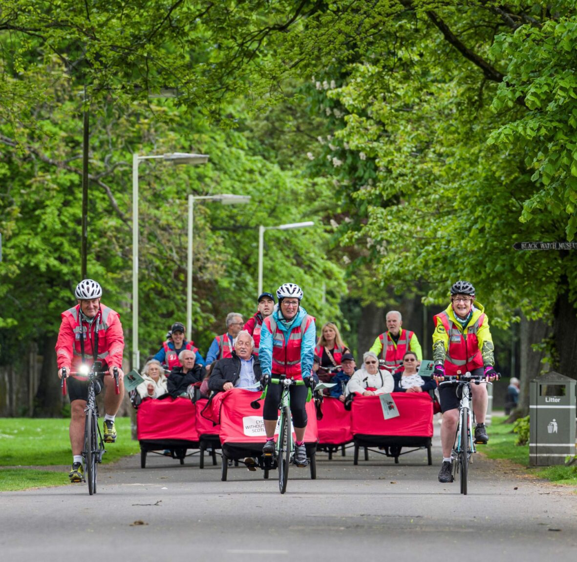 Cycles and trishaws arrive in Perth to remember Norman Ridley