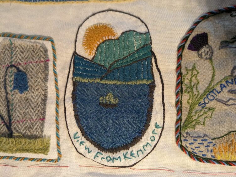 Stitchers aged 4 to 96 create new tapestry for Highland Perthshire