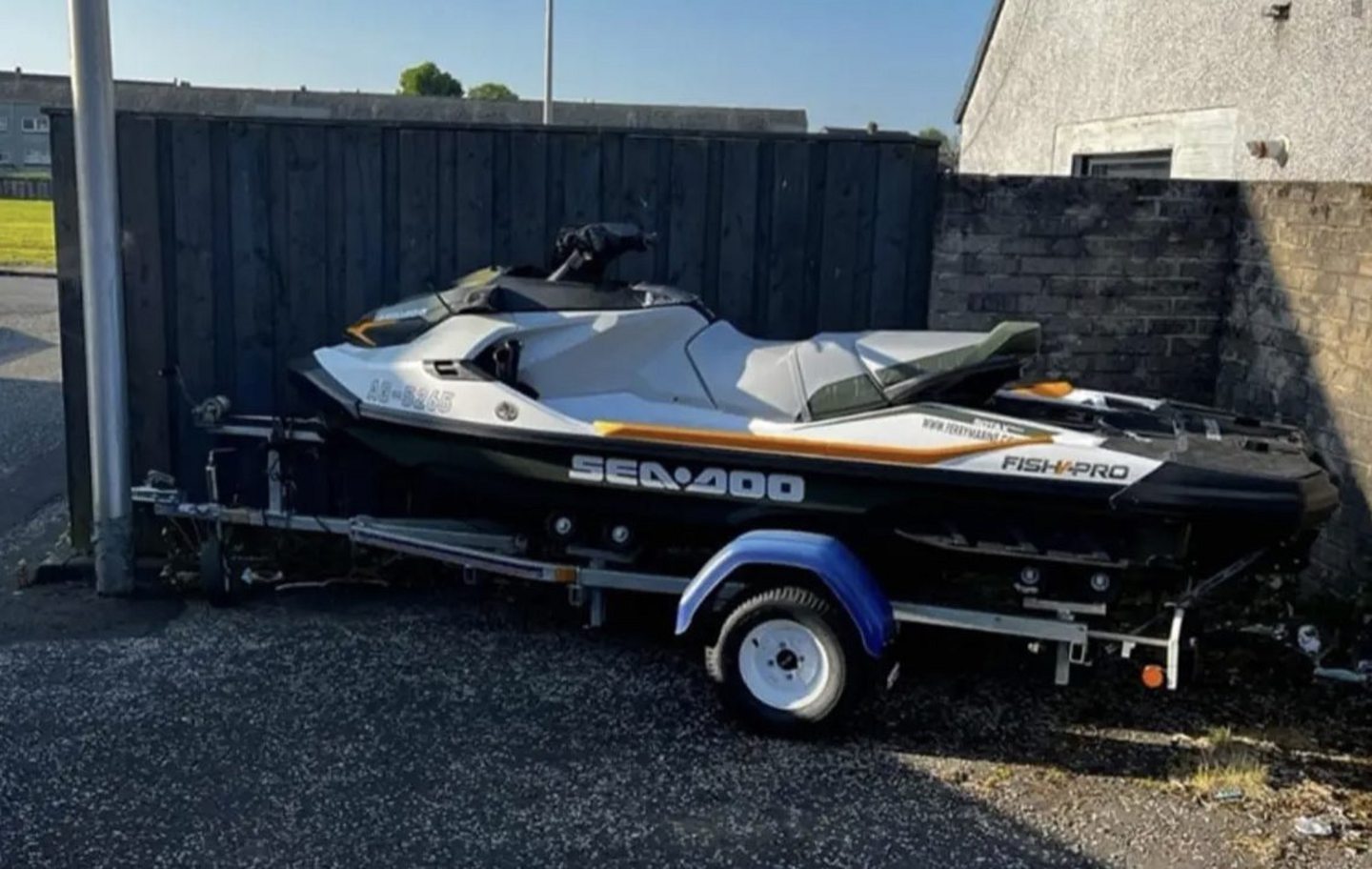 Stolen Kirkcaldy jet ski found thanks to hidden trackers