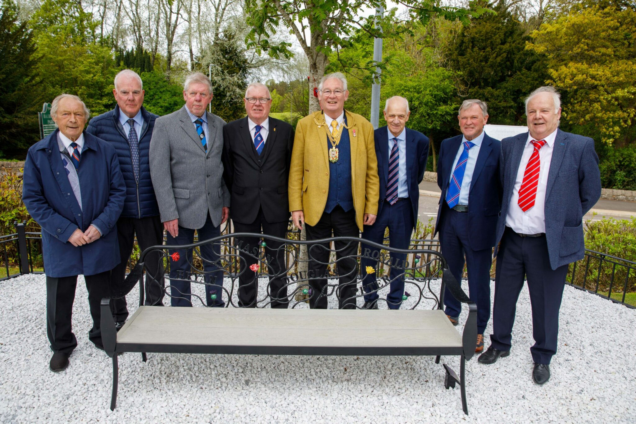 Ibrox Disaster memorial garden unveiled in Markinch