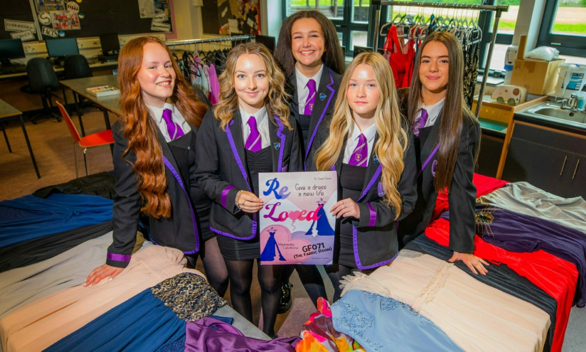 Inside Perth school's second-hand prom dress shop