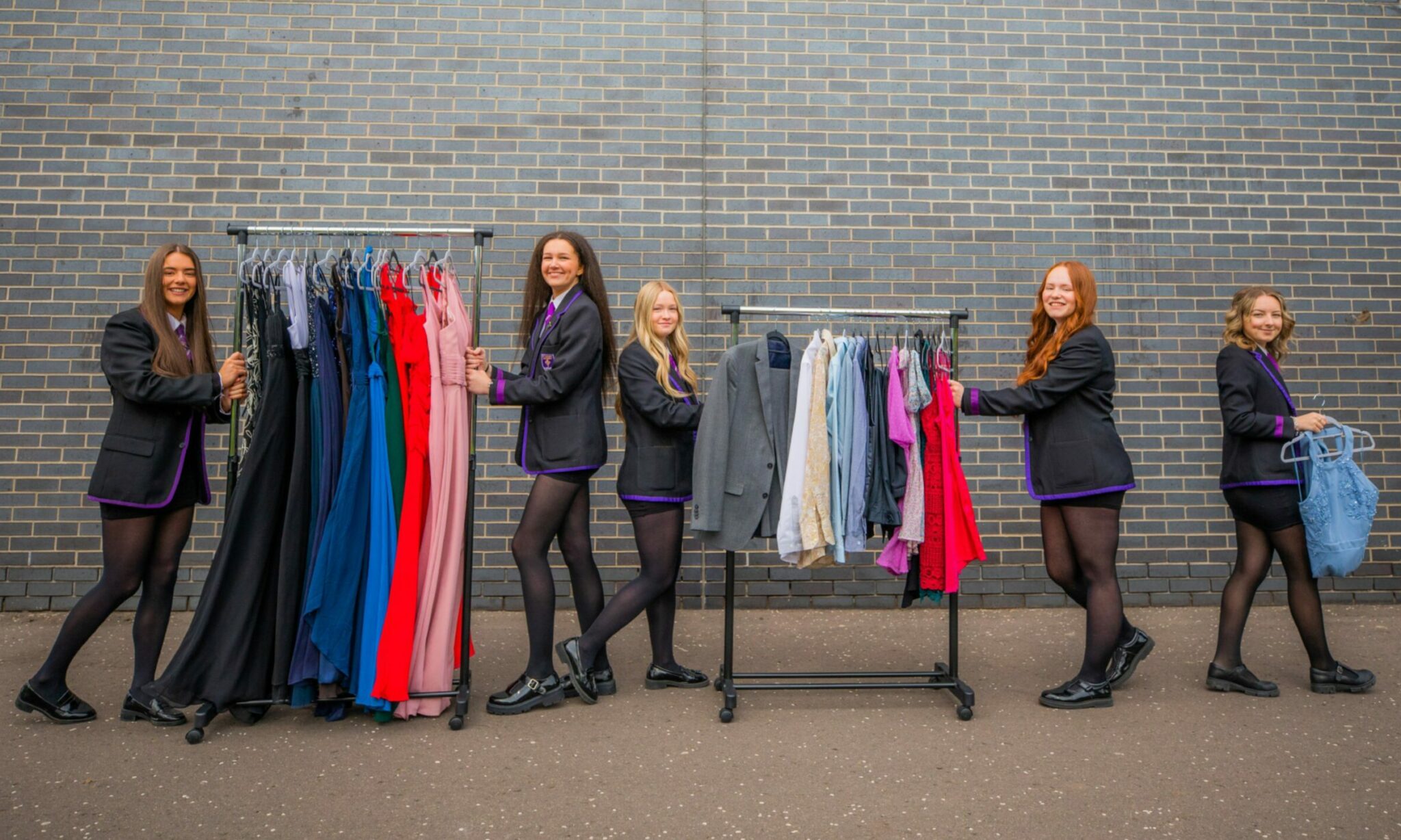 Inside Perth school's second-hand prom dress shop