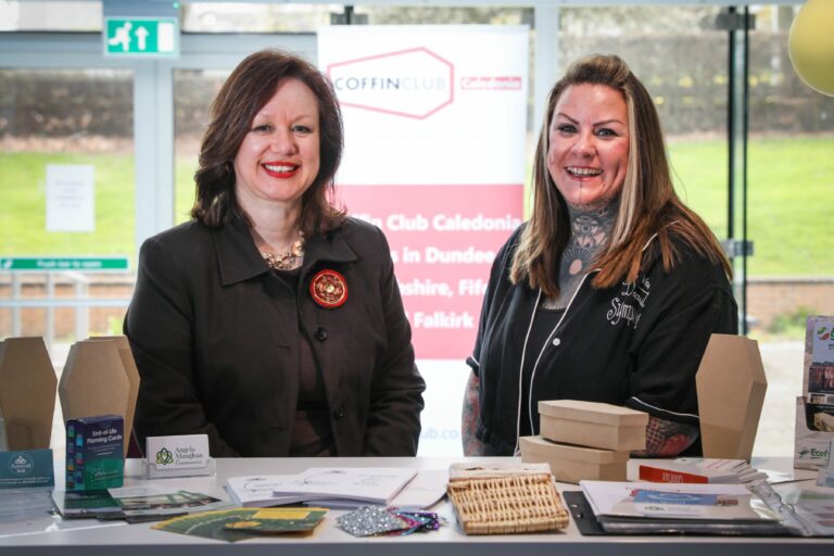 Coffin Club Caledonia Dundee is offering colour-in coffins