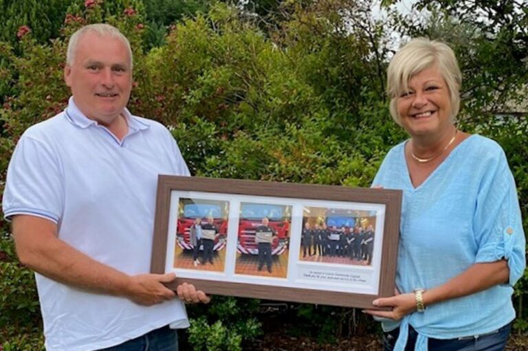 Comrie firefighter George Ferguson retires after 35 years