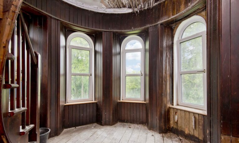 Turreted Aberfeldy house on banks of Tay on sale for just £300k