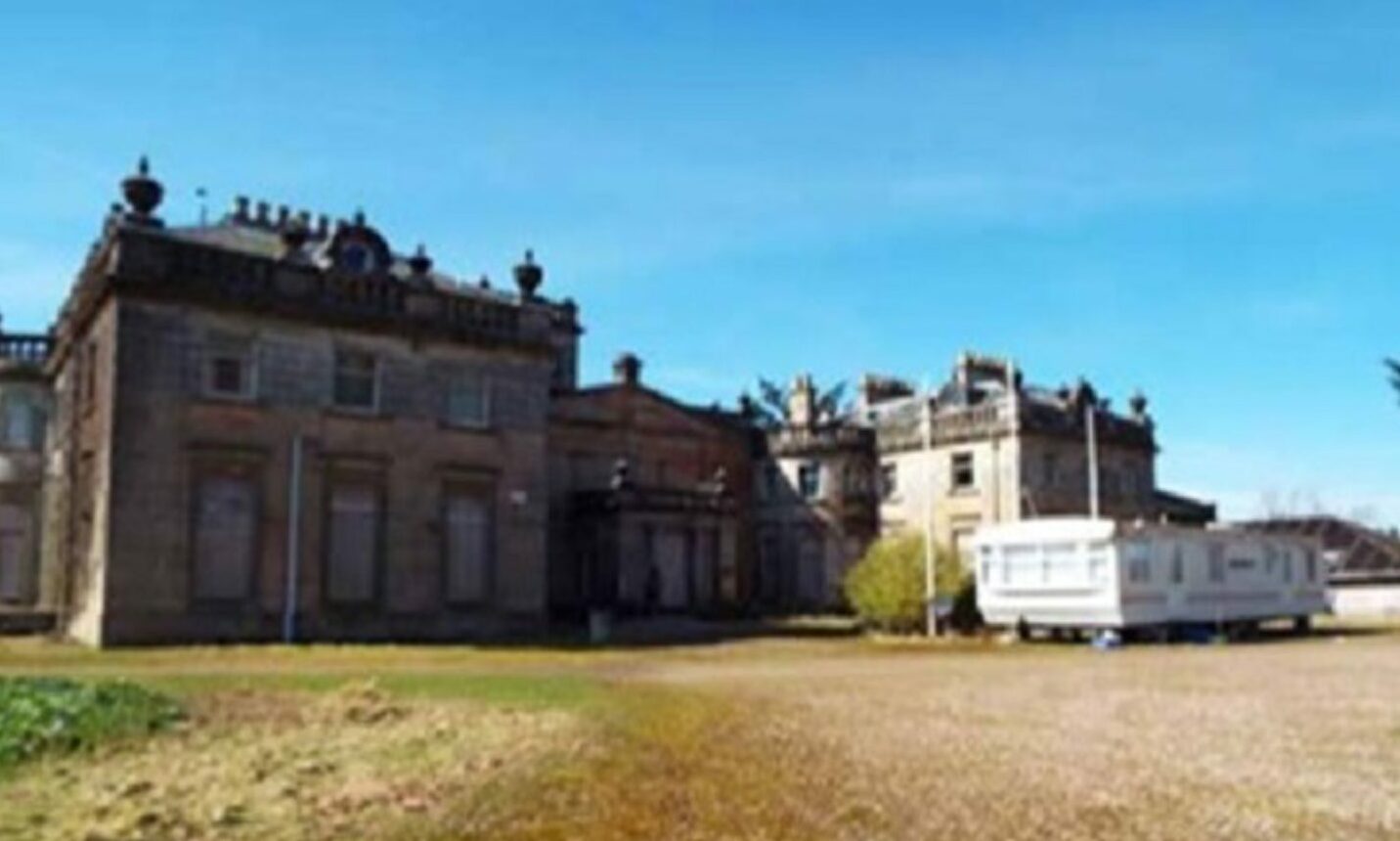 Residents fight for removal of 'eyesore' Letham Grange security caravan