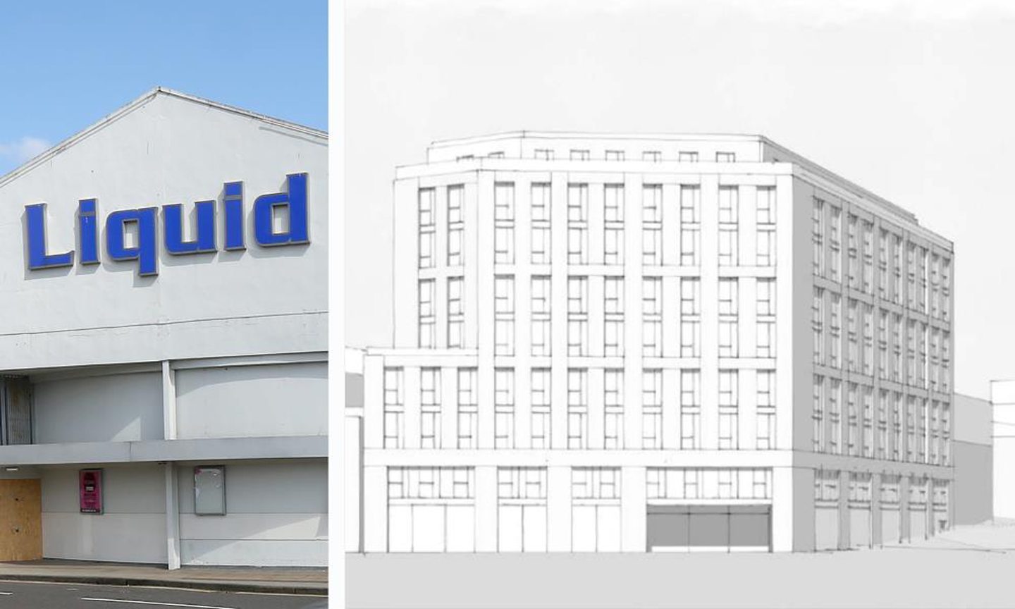 Plans for 8-storey student flats block at former Dundee Liquid club