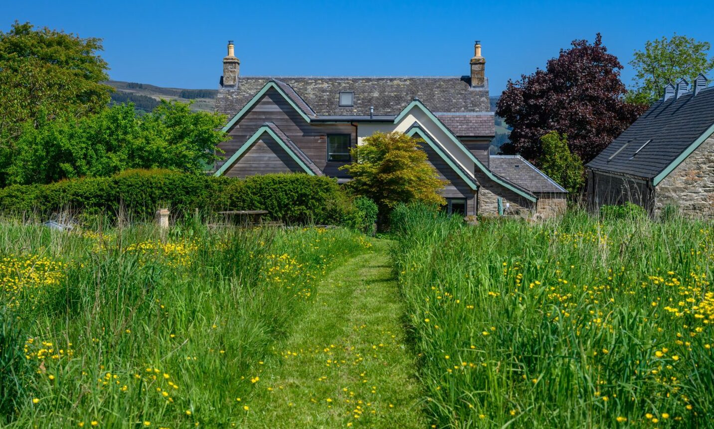 Upper Pitcairn house with holiday cottage and eco features