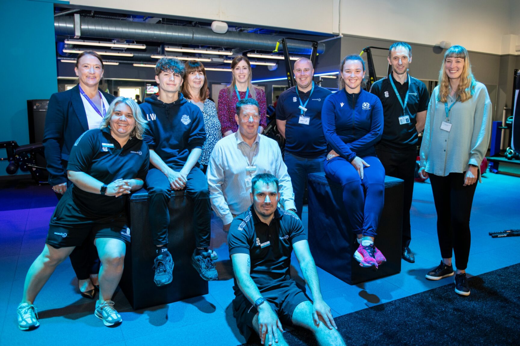 Young stars give test out new-look Forfar Community Campus gym