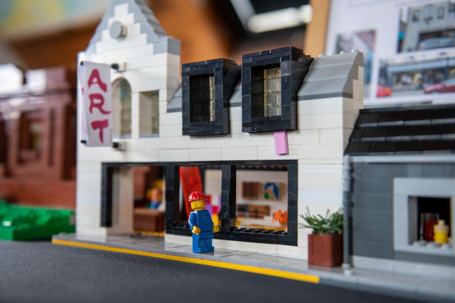 Exhibition of Lego Broughty Ferry landmarks at lifeboat station