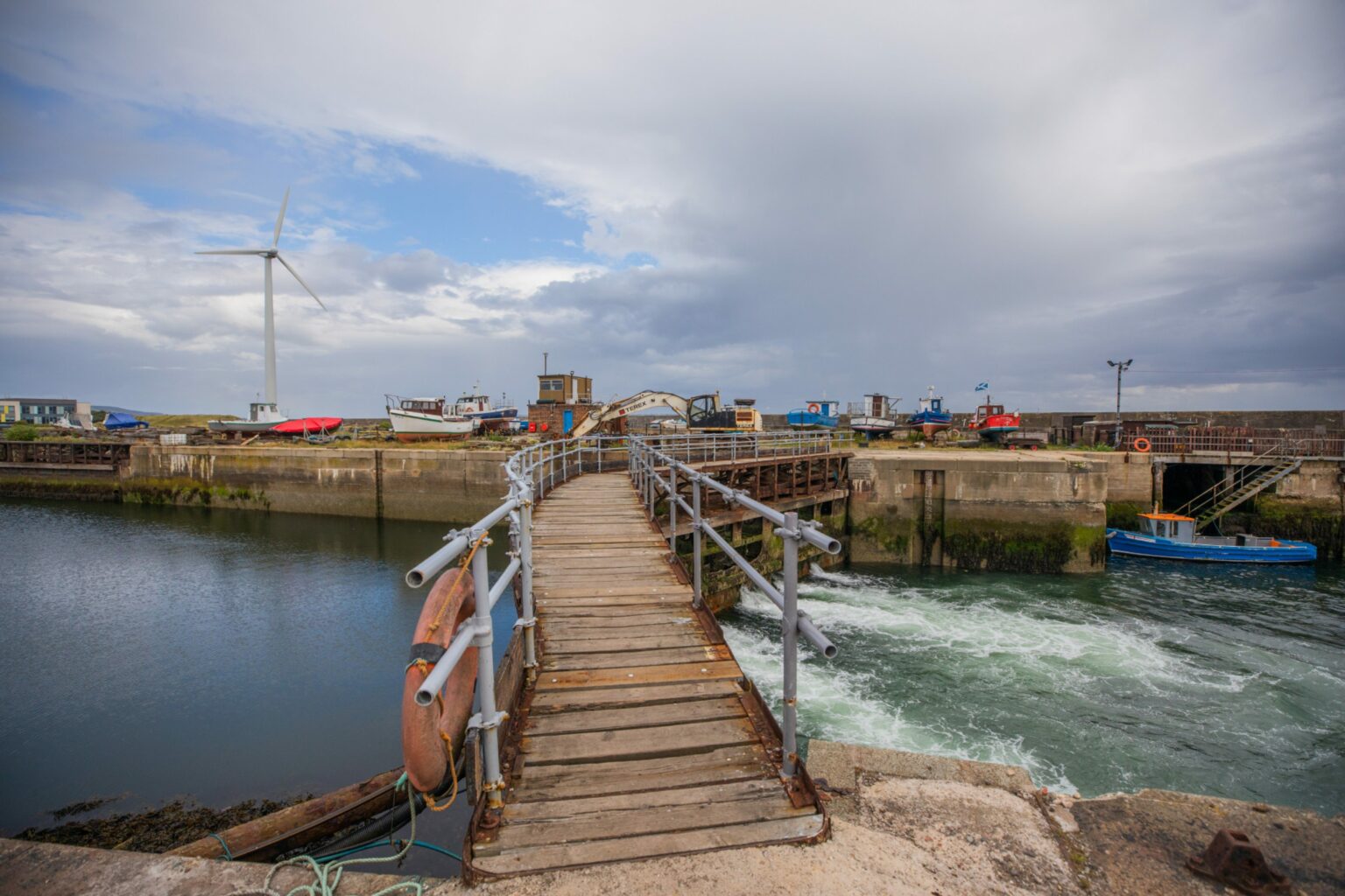 The Tina Louise: Fishing boat deliberately sunk at Methil Harbour