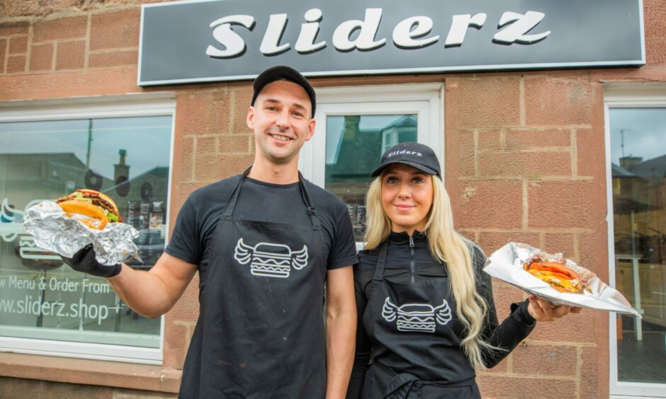 Perthshire takeaway Sliderz serve up loaded juicy burgers