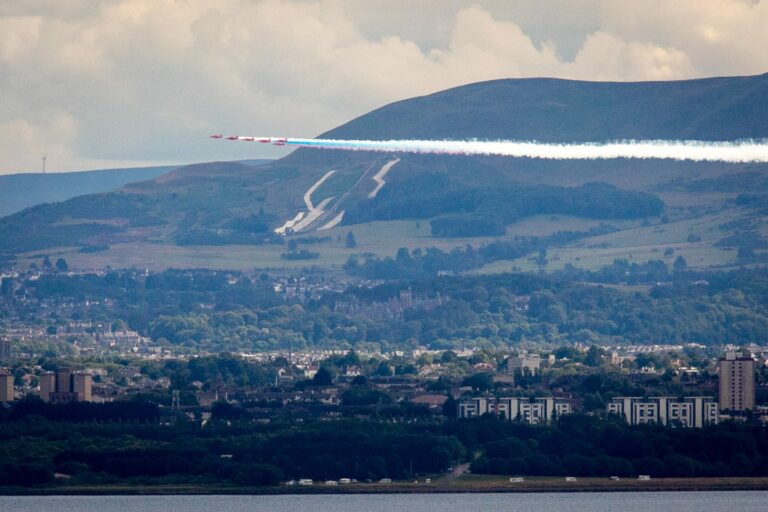 Where to see Red Arrows as they fly over Fife on Wednesday