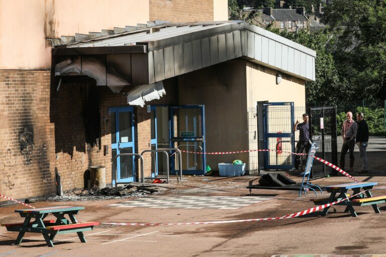 Fire crews battle overnight blaze at West End Campus in Dundee