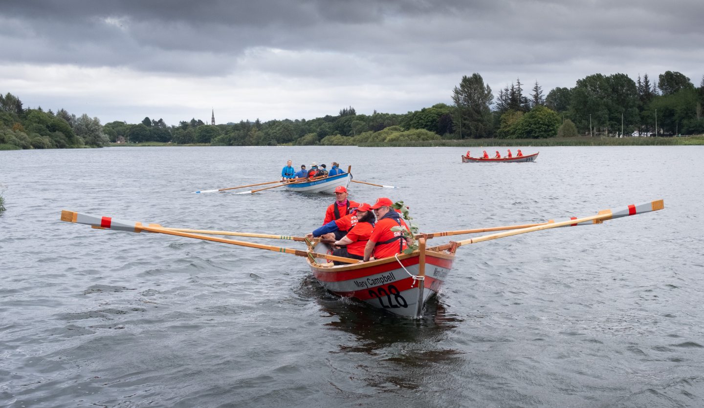 Waves of emotion for launch of second Forfar community skiff