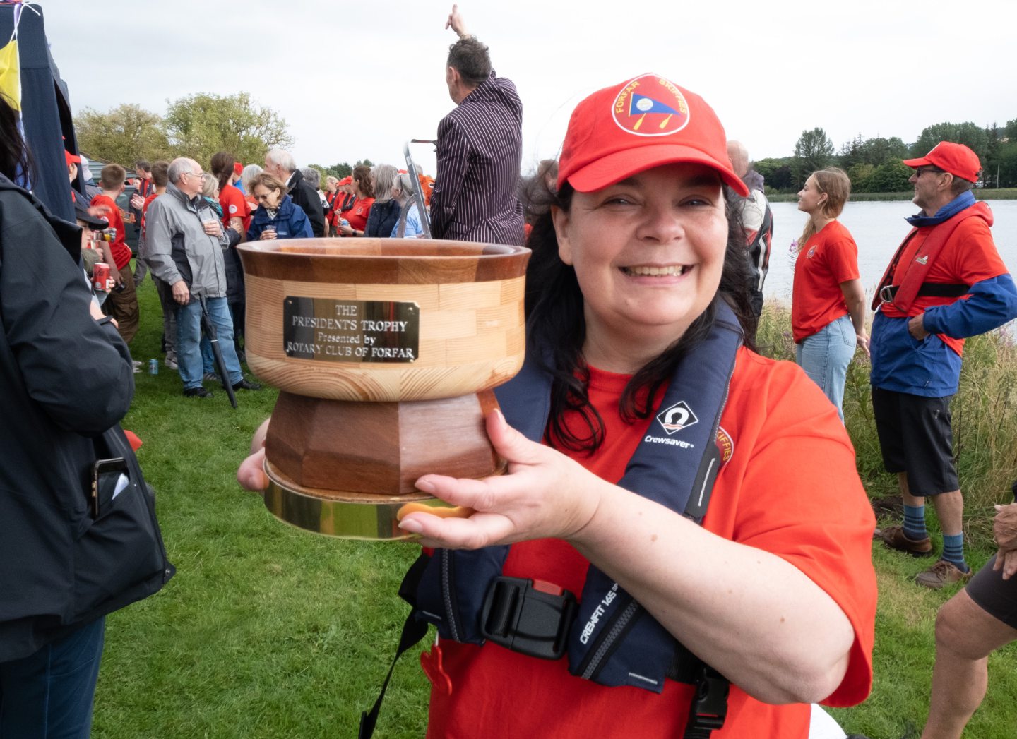 Waves of emotion for launch of second Forfar community skiff