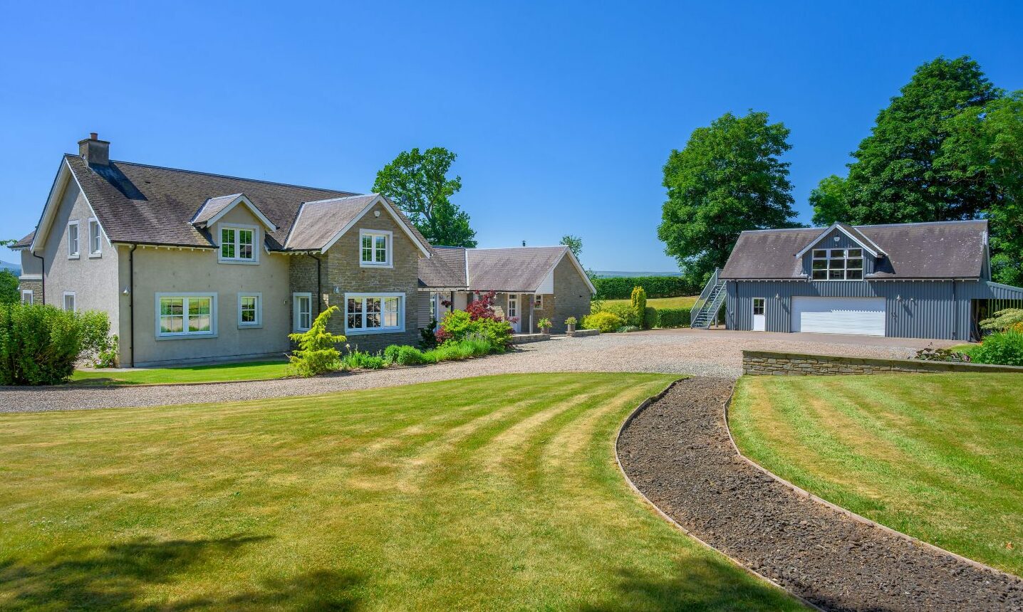 Corryvechter House: James Denholmd designed home near Crieff