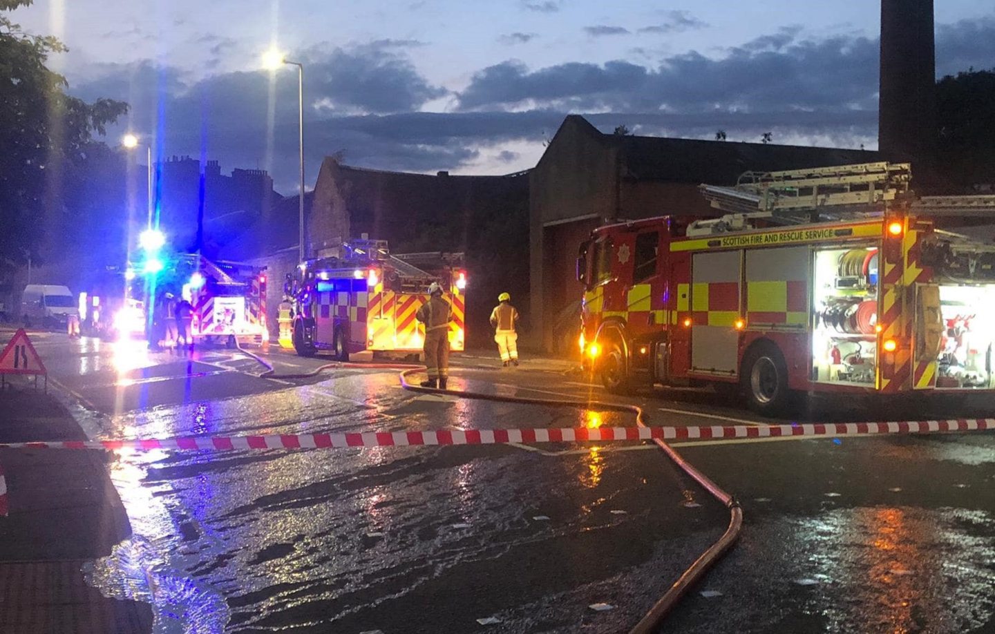 Multiple fire crews tackle fire at former Dens Road Market building