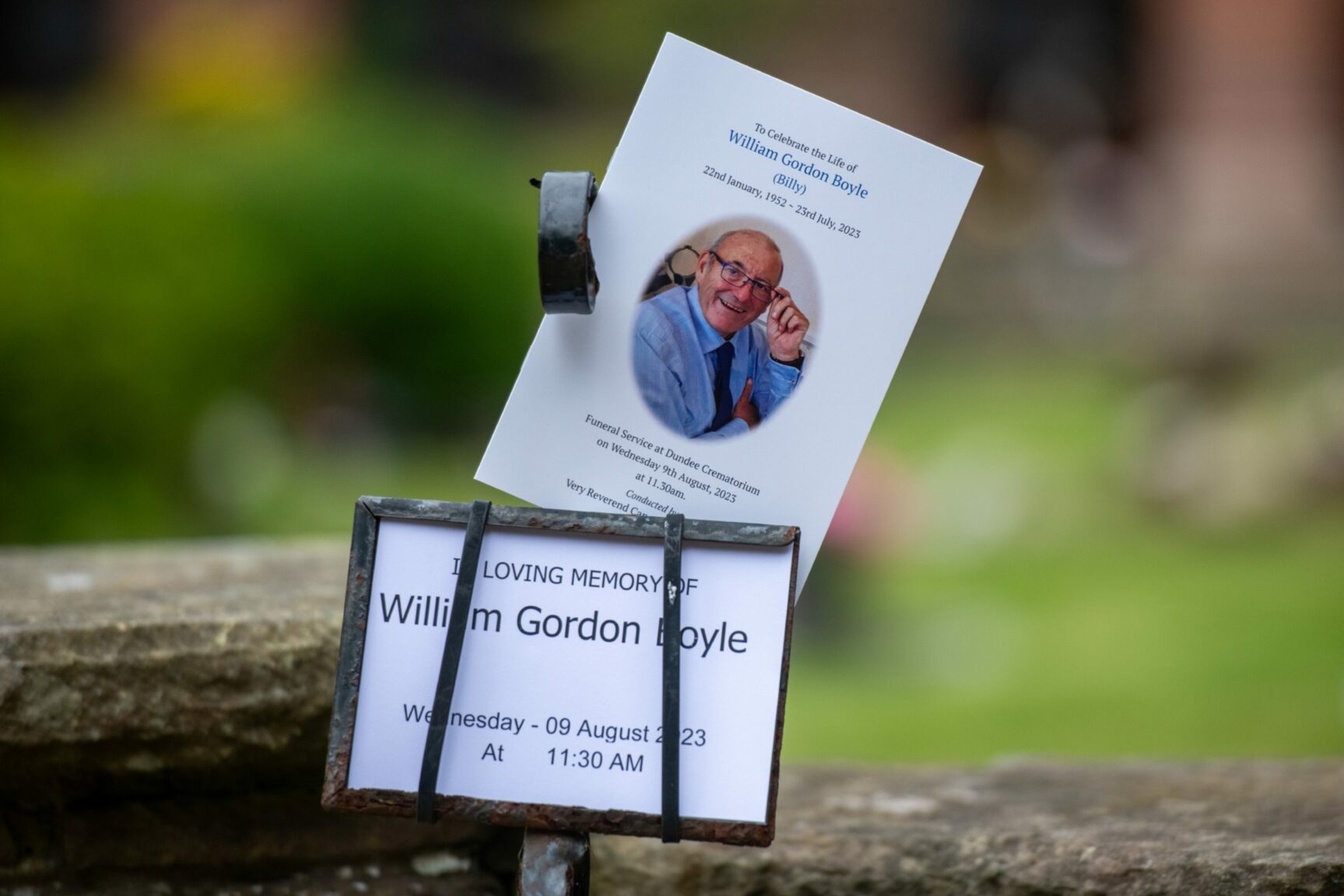 Big turnout at funeral for well-known Dundee solicitor Billy Boyle