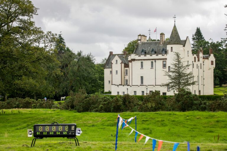 Cortachy Highland Games crowd honour late Lord Airlie