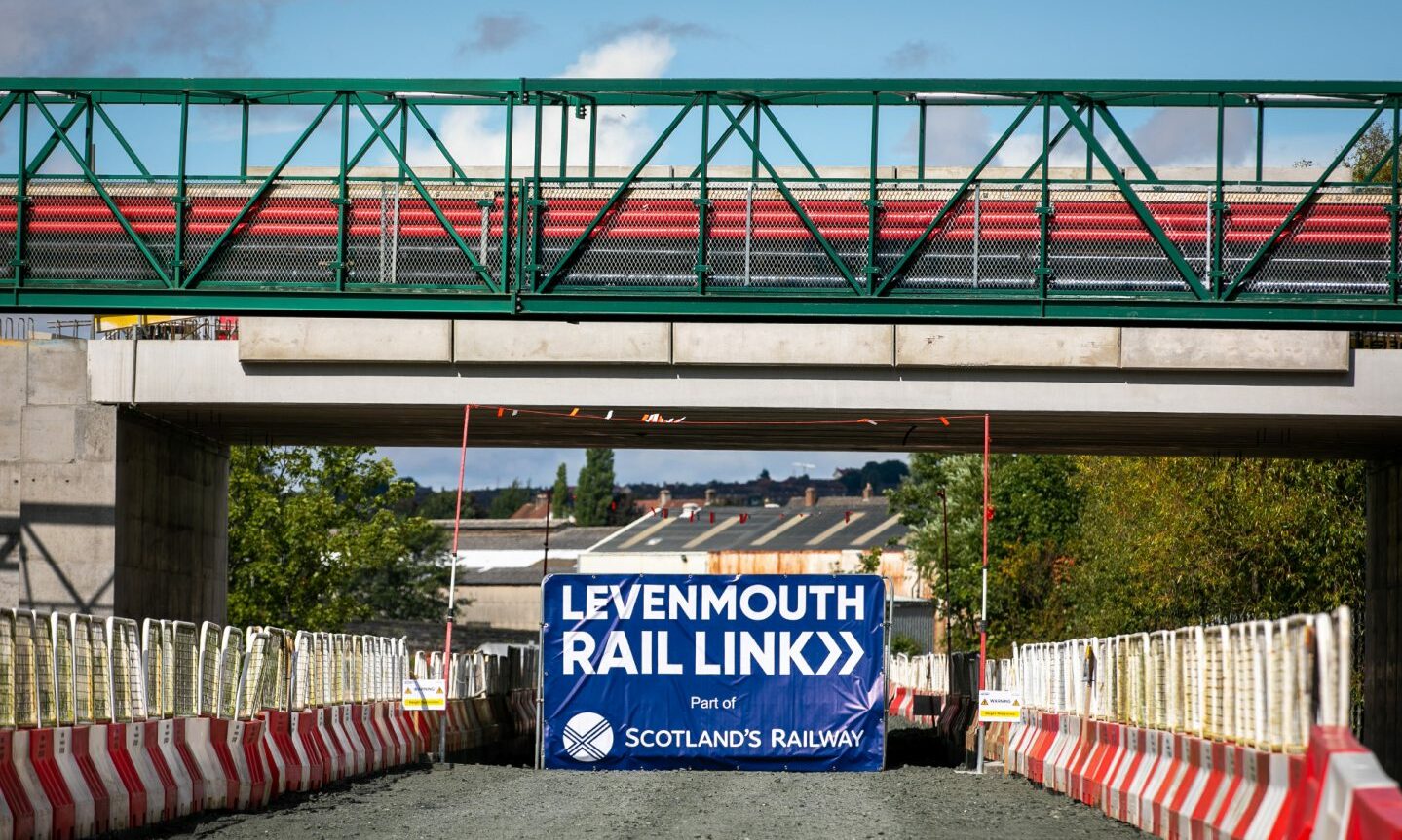 Significant milestone as Levenmouth rail link track now complete - The ...