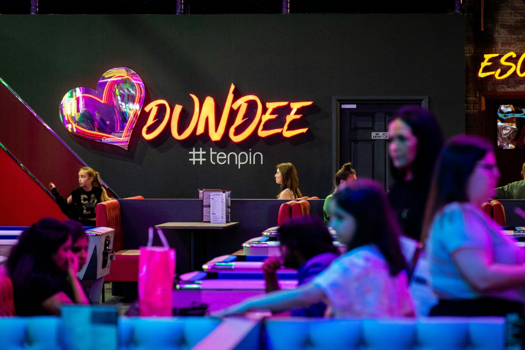 Pictures as VIP guests enjoy sneak peek of Tenpin Dundee