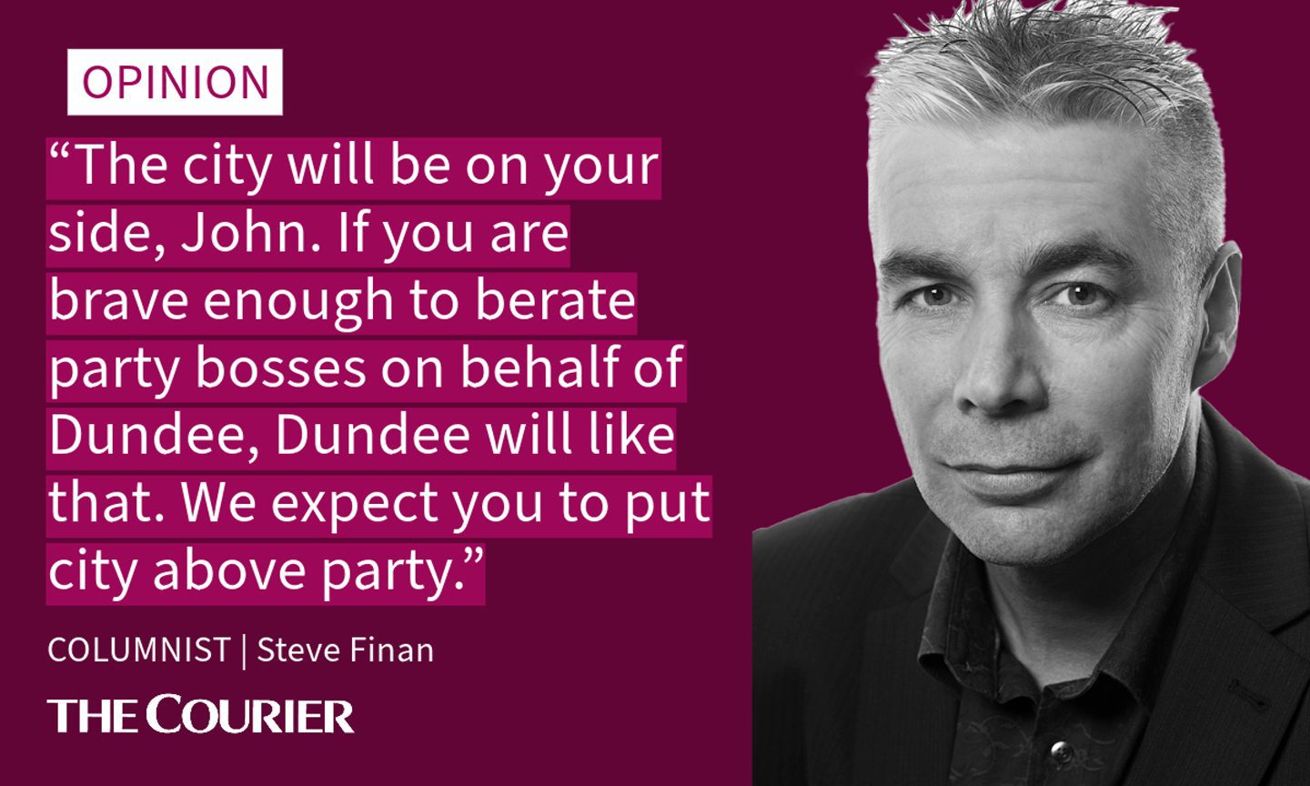 STEVE FINAN: Keep putting Dundee above SNP John Alexander