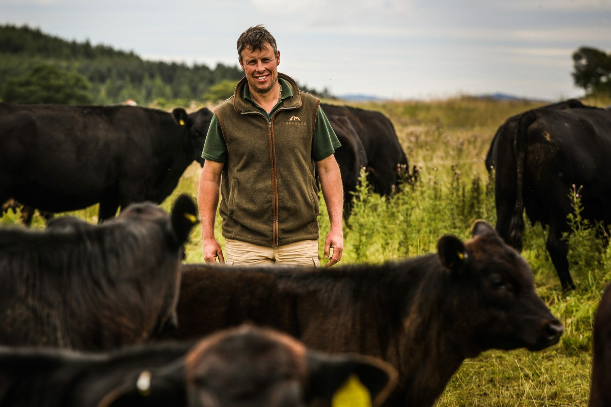 How Perthshire farmer is feeding his cows the eco way