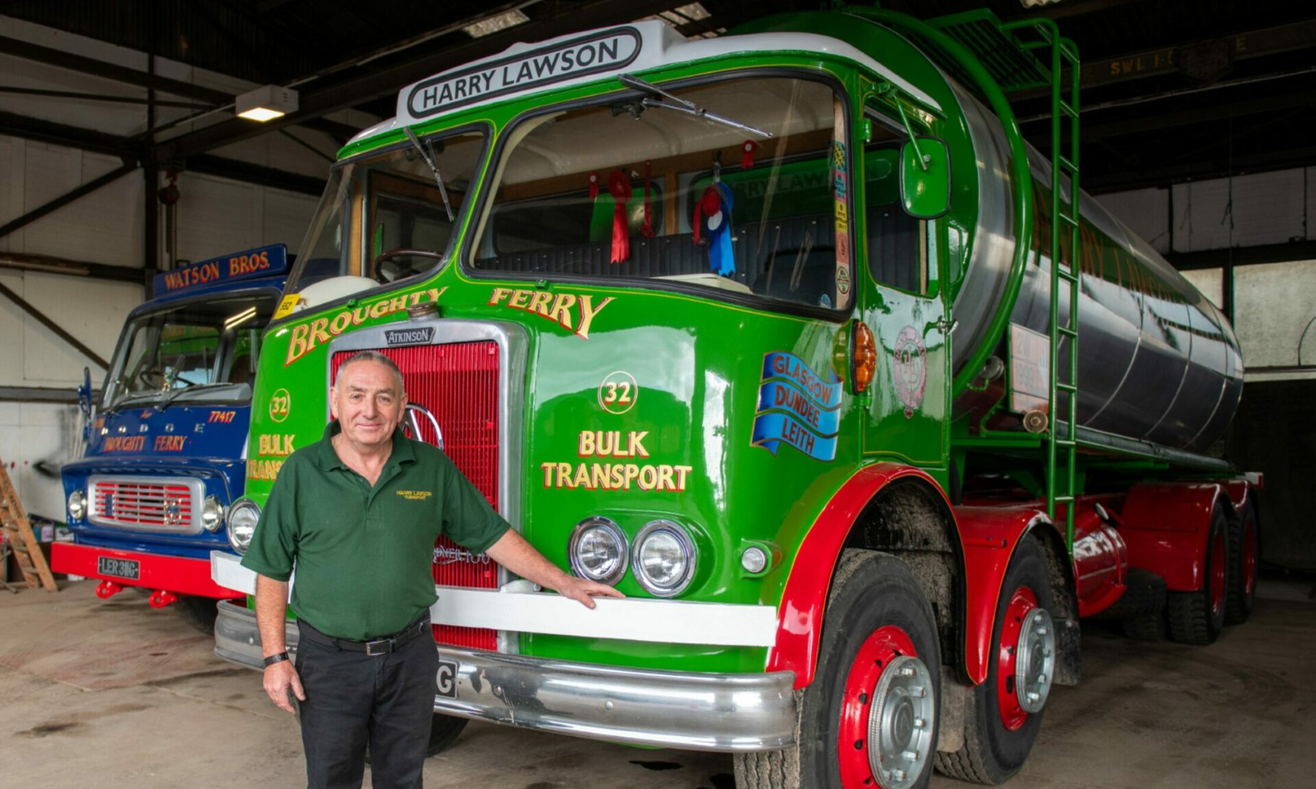 Lorry-loving Dundee mechanic's 50-year career with Harry Lawson