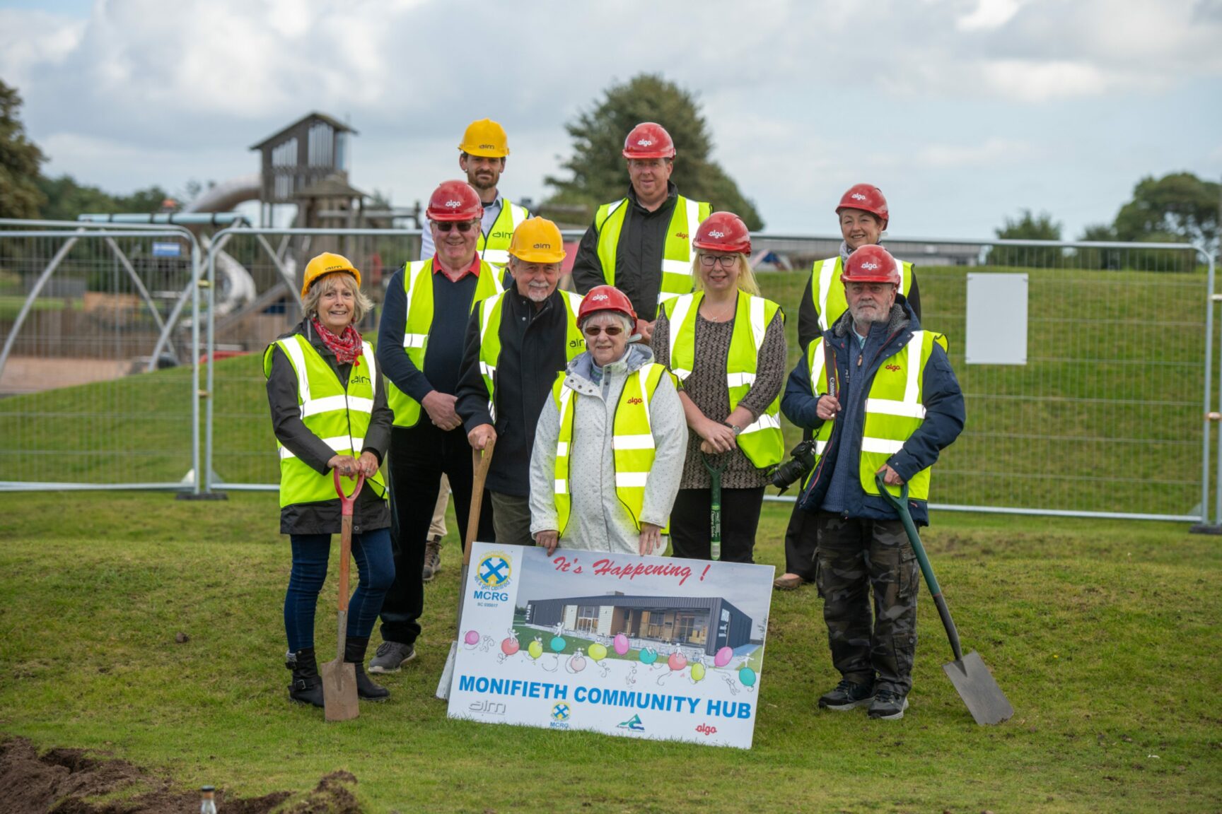 Site works start at groundbreaking Monifieth community hub