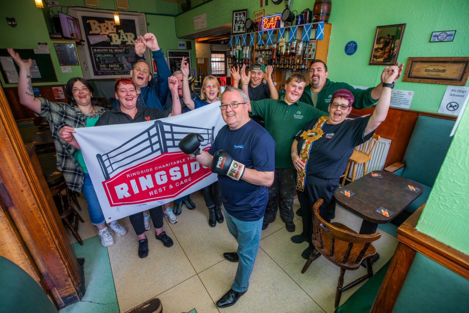 Jock Mcinnes, charity champ, steps into Ken Buchanan's shoes