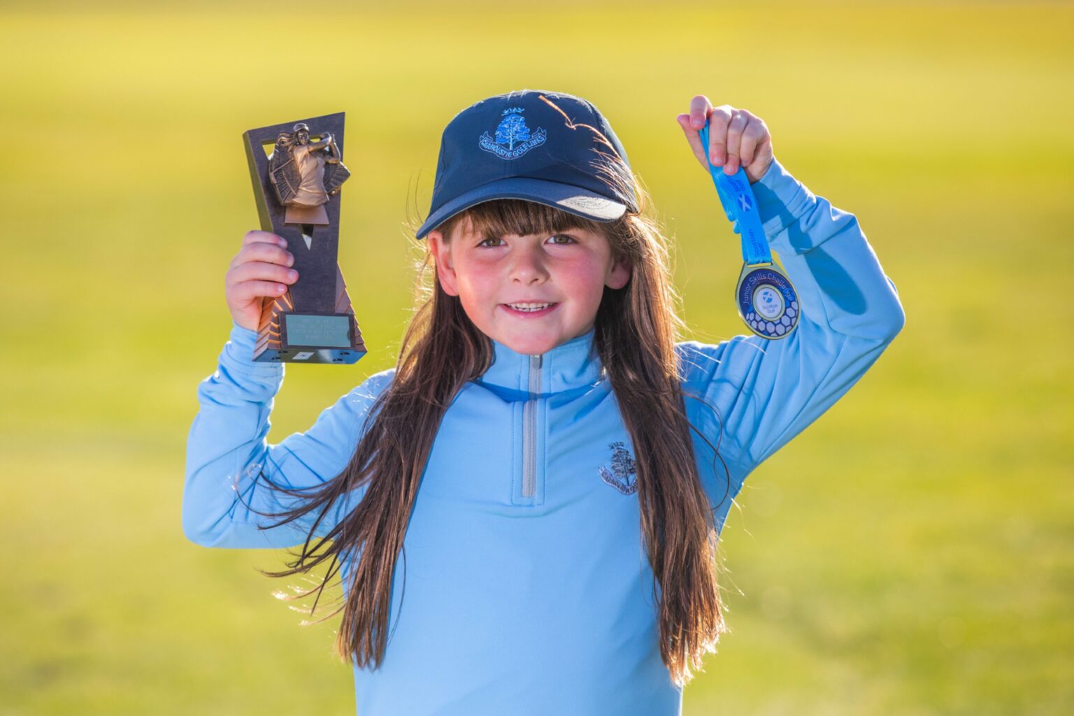 Carnoustie six-year-old Isla on course for golfing success