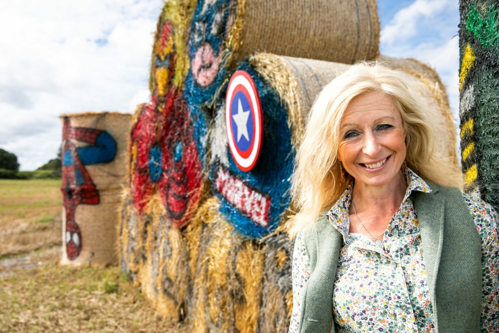 Angus 'Balesy' Fleur Baxter creates Avengers-themed display