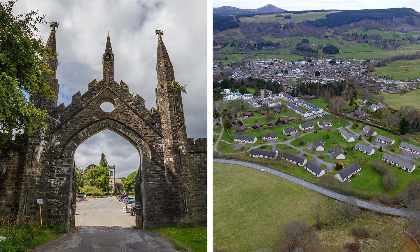 Taymouth Castle bid to house staff in Moness holiday cottages